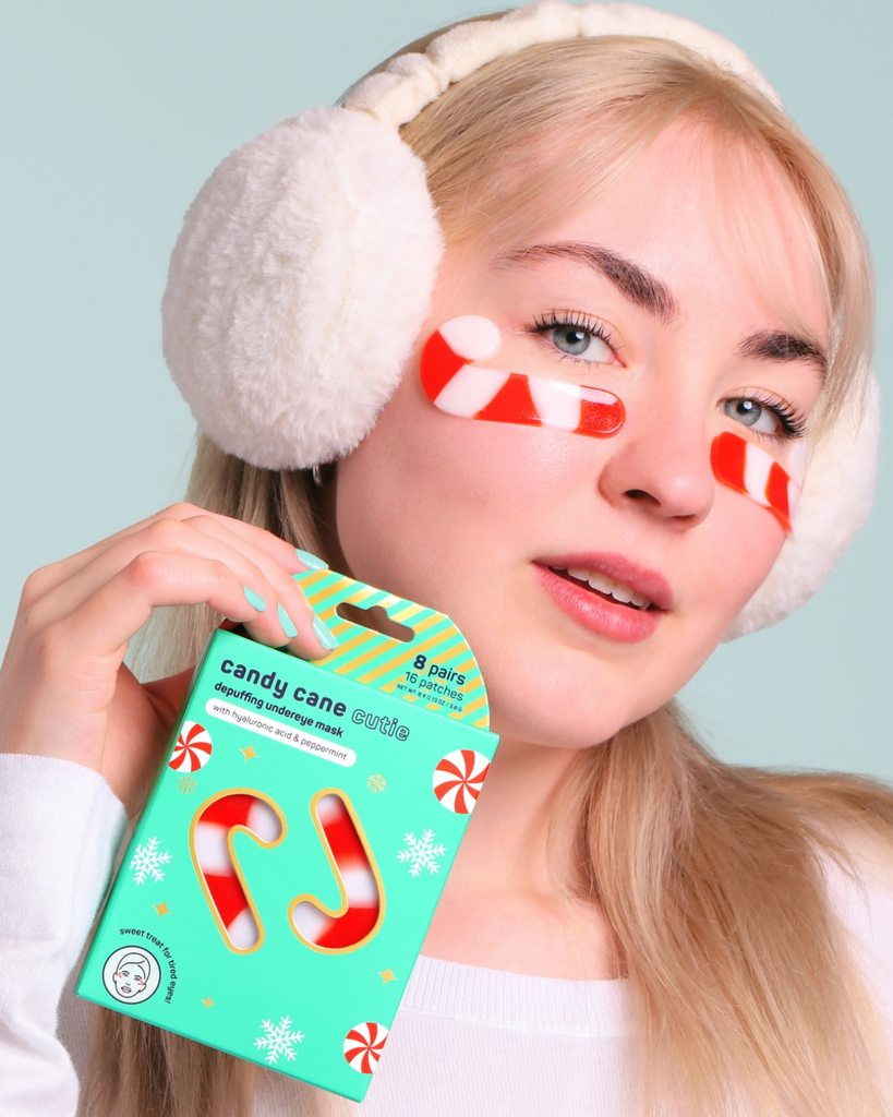 Depuffing Undereye Masks - Candy Cane – She She Boutique