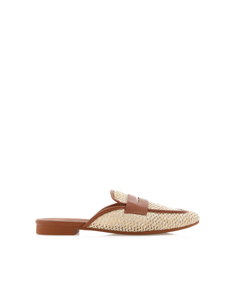 Billini Emberlee Mules - Natural Raffia - FINAL SALE – She She Boutique