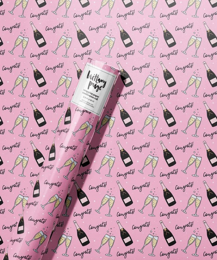 Wrapping Paper - Congrats Champagne - IN STORE PICK UP ONLY - FINAL SA ...