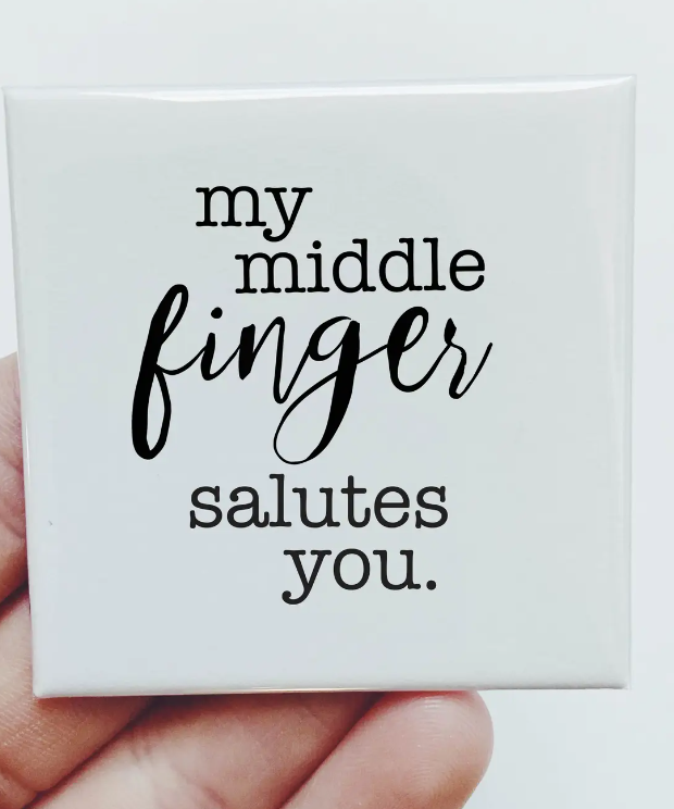Middle Finger With Quotes